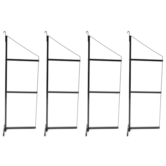 "4 Pack Heavy Duty 3 Tier Garage Storage Shelving Brackets 18""(D) x 60 ...