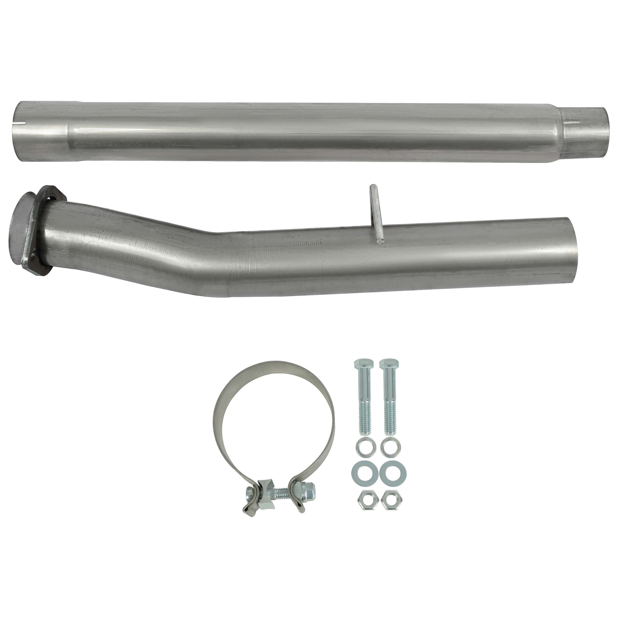 Kojem 4" Exhaust Muffler Pipes Stainless Steel for 08-10 Ford F250 F450 ...