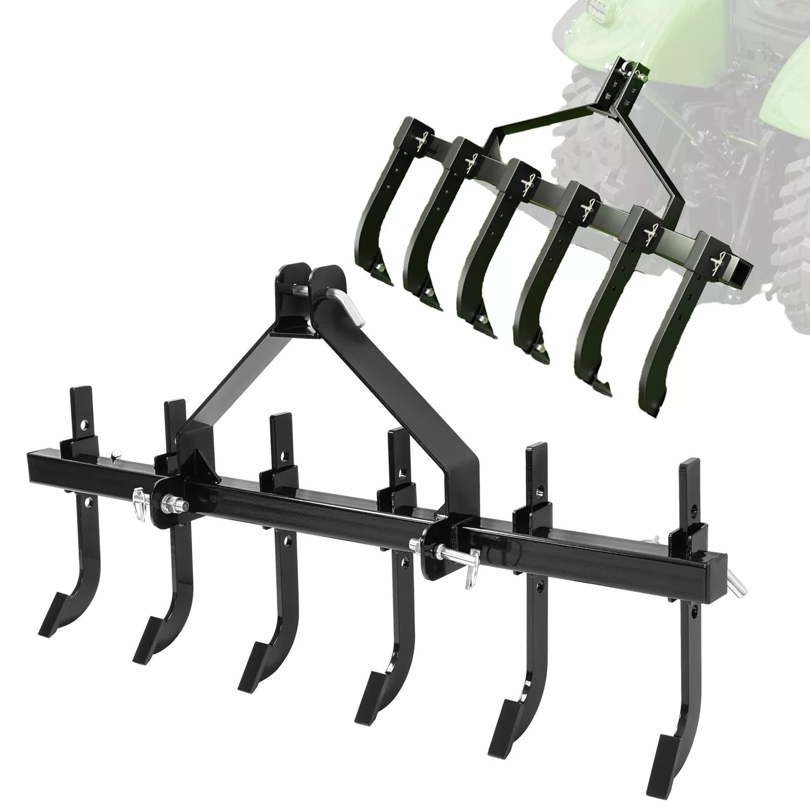 Kojem 48" 3-Point Scarifier with 6 Adjustable Scarifier Shanks for CAT ...