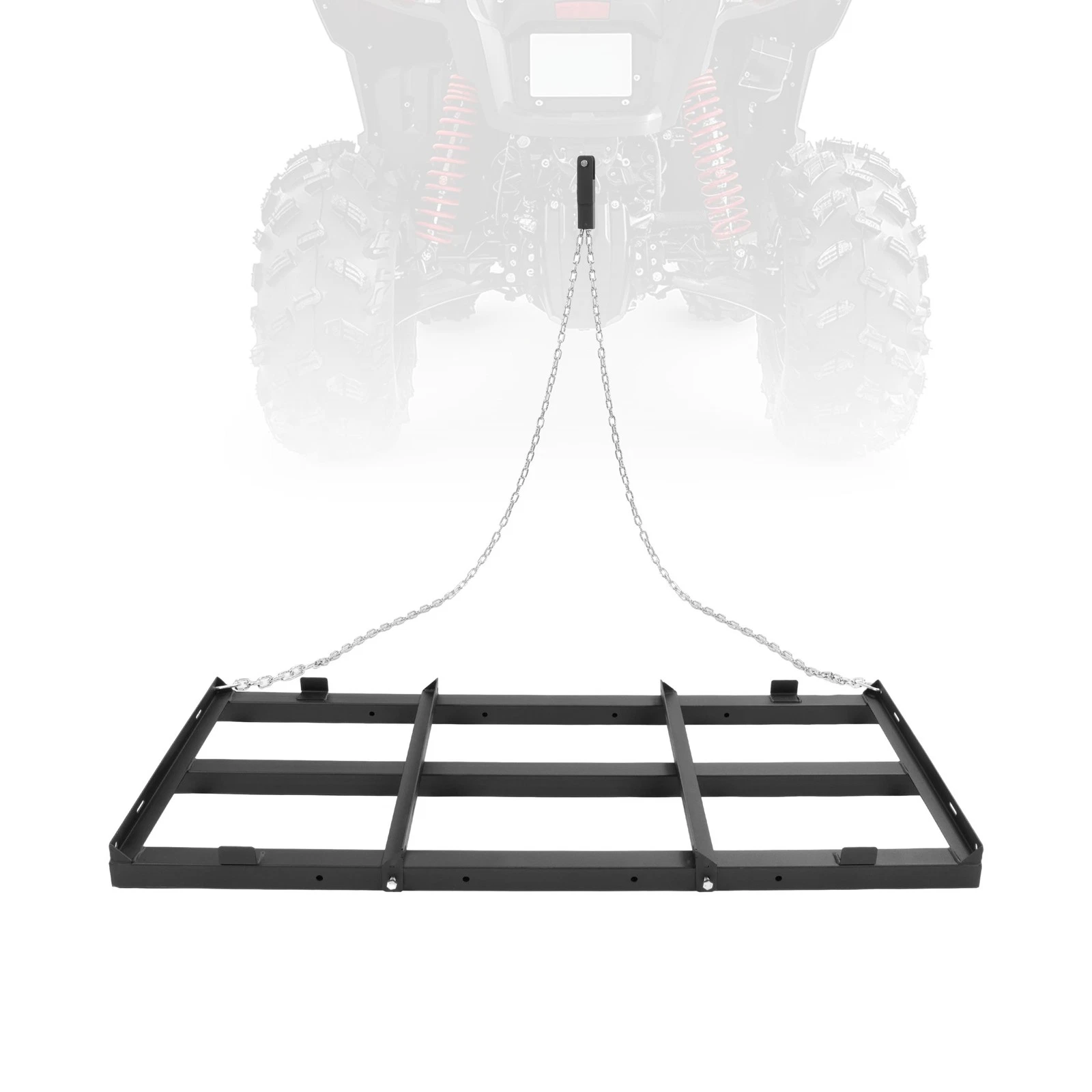 Kojem 4FT Drag Harrow Driveway Grader Heavy Duty Tow Behind Drag Lawn ...