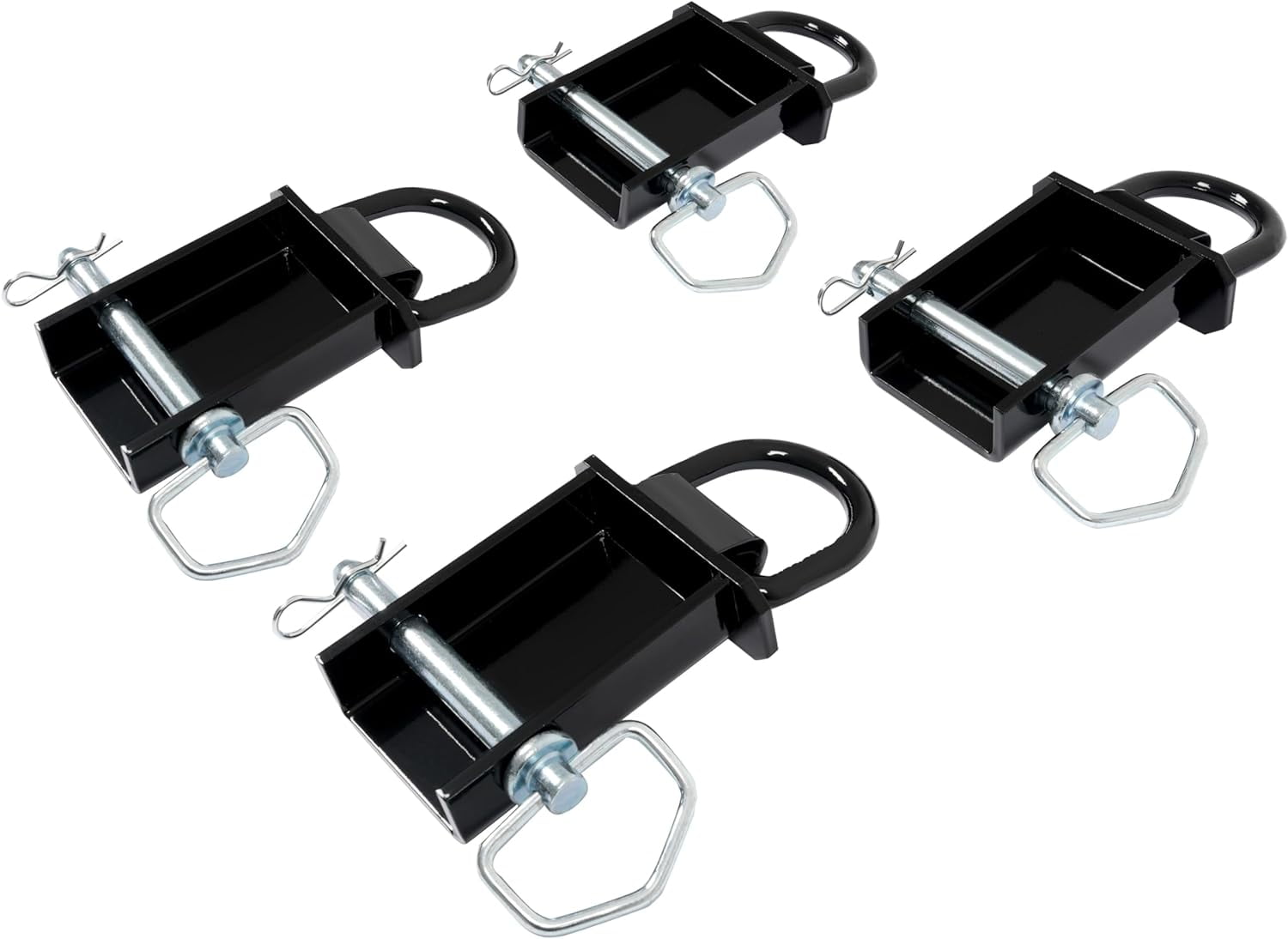 Kojem 4Pcs D-Ring Stake Pocket Removable D-Ring Stake Pocket 12000 lbs ...