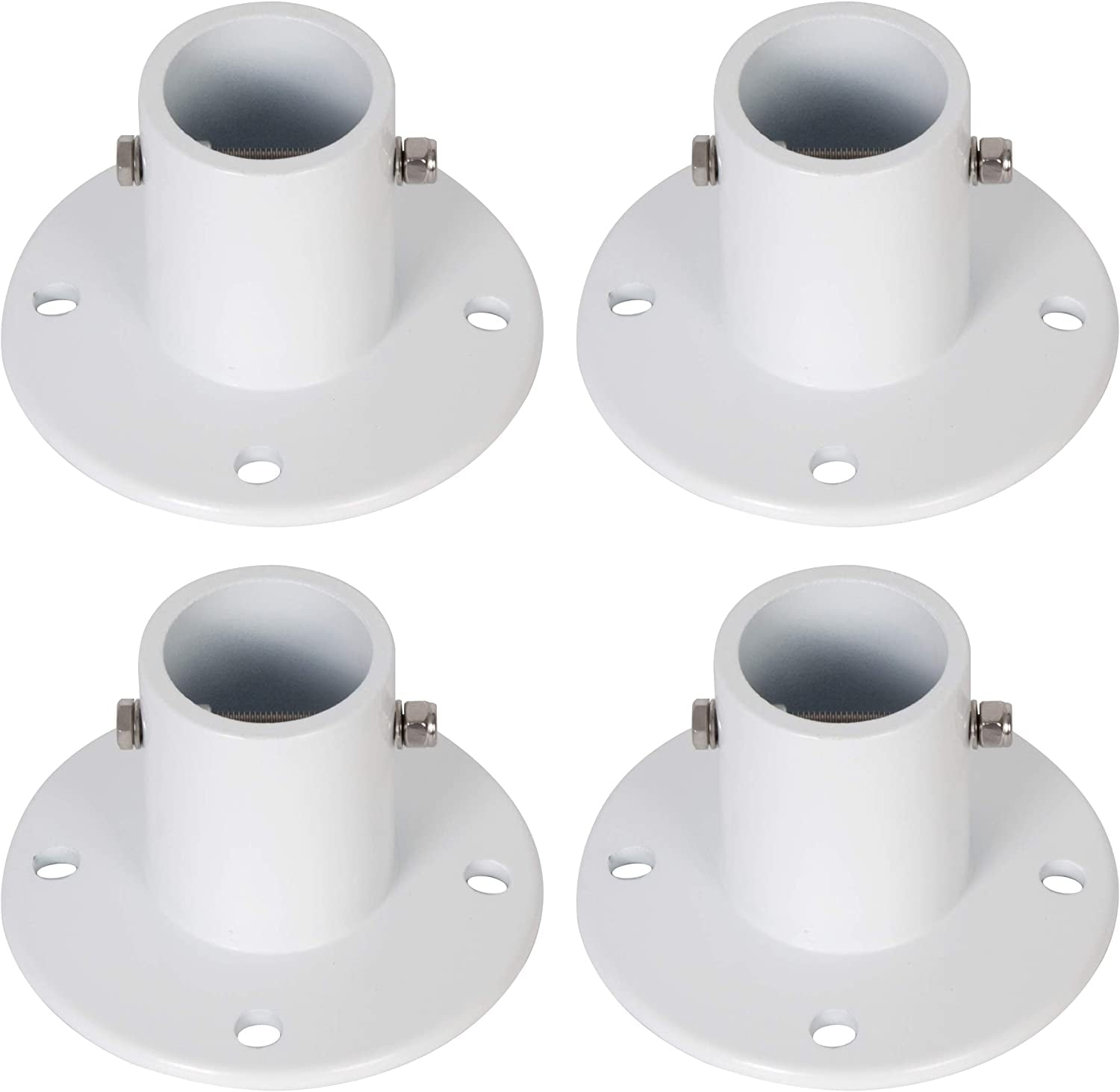 Kojem 4pcs Aluminum Deck Anchor Flanges Cast for Slide Above Ground ...