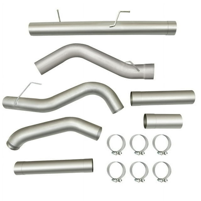 Kojem 5" Stainless Steel Turbo-back Muffler Exhaust Pipes for 2007-2012 ...