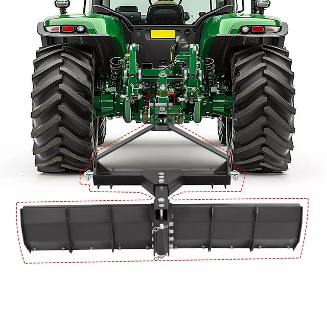 Kojem 52" Width 3 Point Rear Grading Blade Scrape Blade Fit Category 0 ...