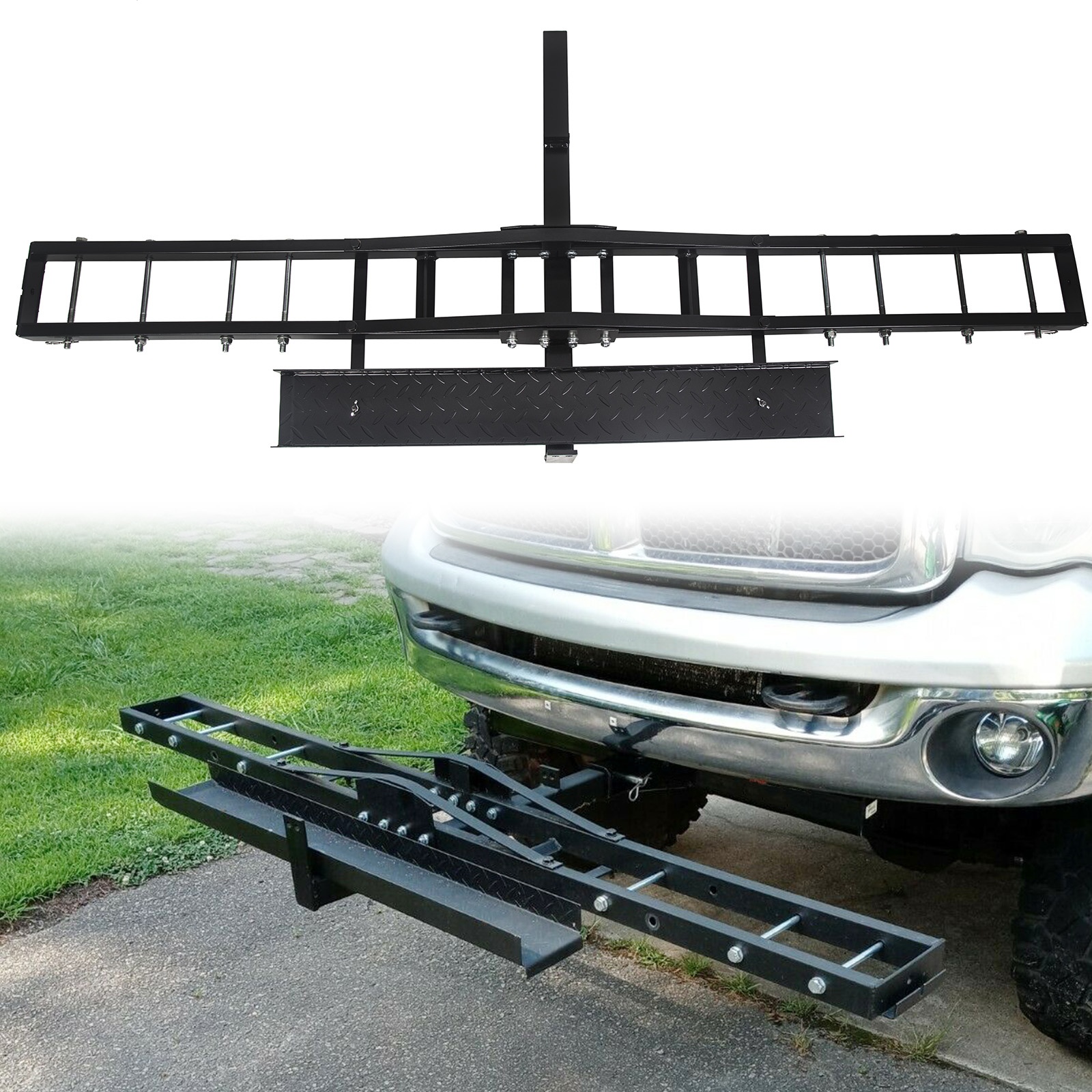 Kojem 800lb Motorcycle Trailer Hitch Carrier Tow Dolly Hauler Mount ...