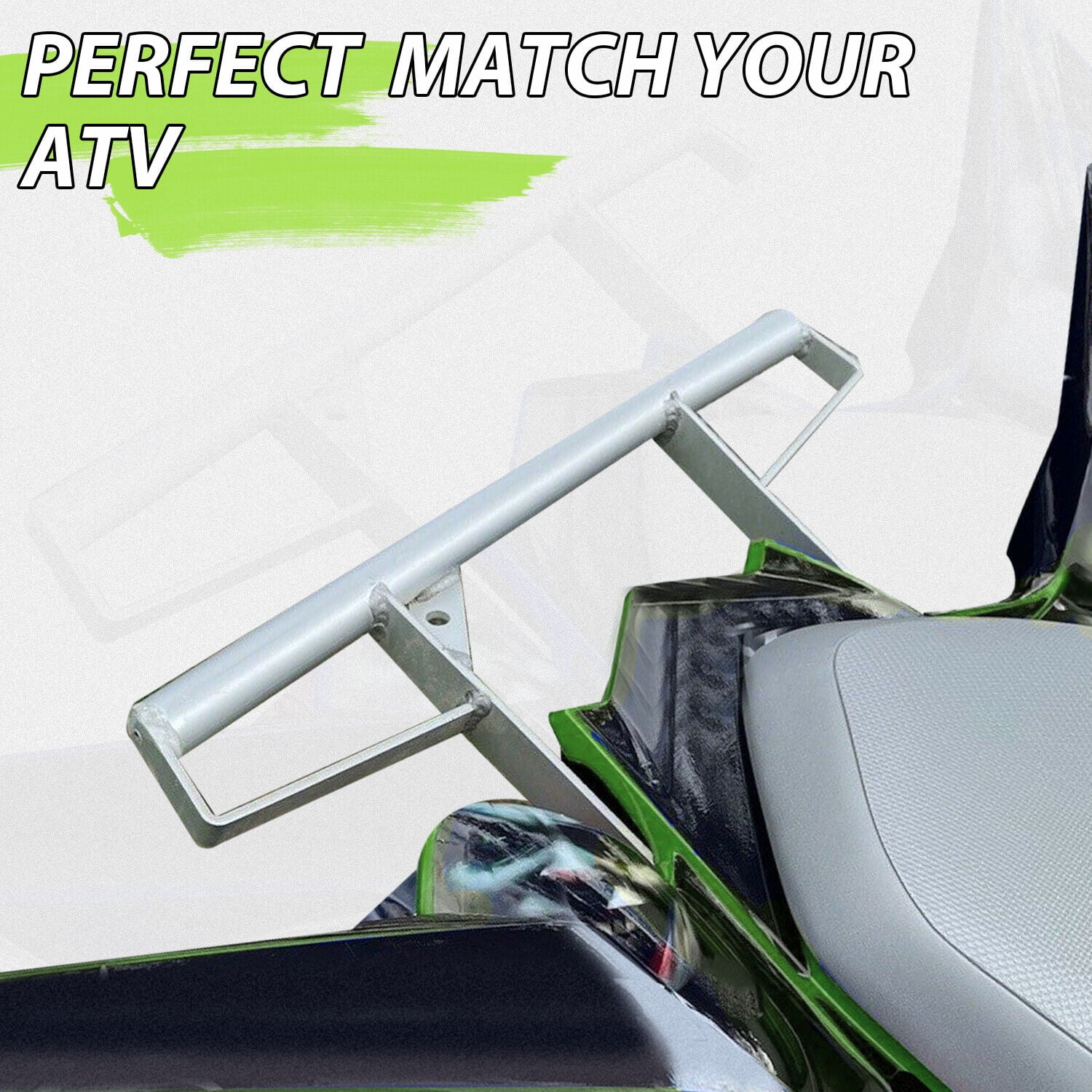 Kojem ATV Rear Bumper Wide Grab Bar Rack Mounted for Yamaha Raptor 700R ...