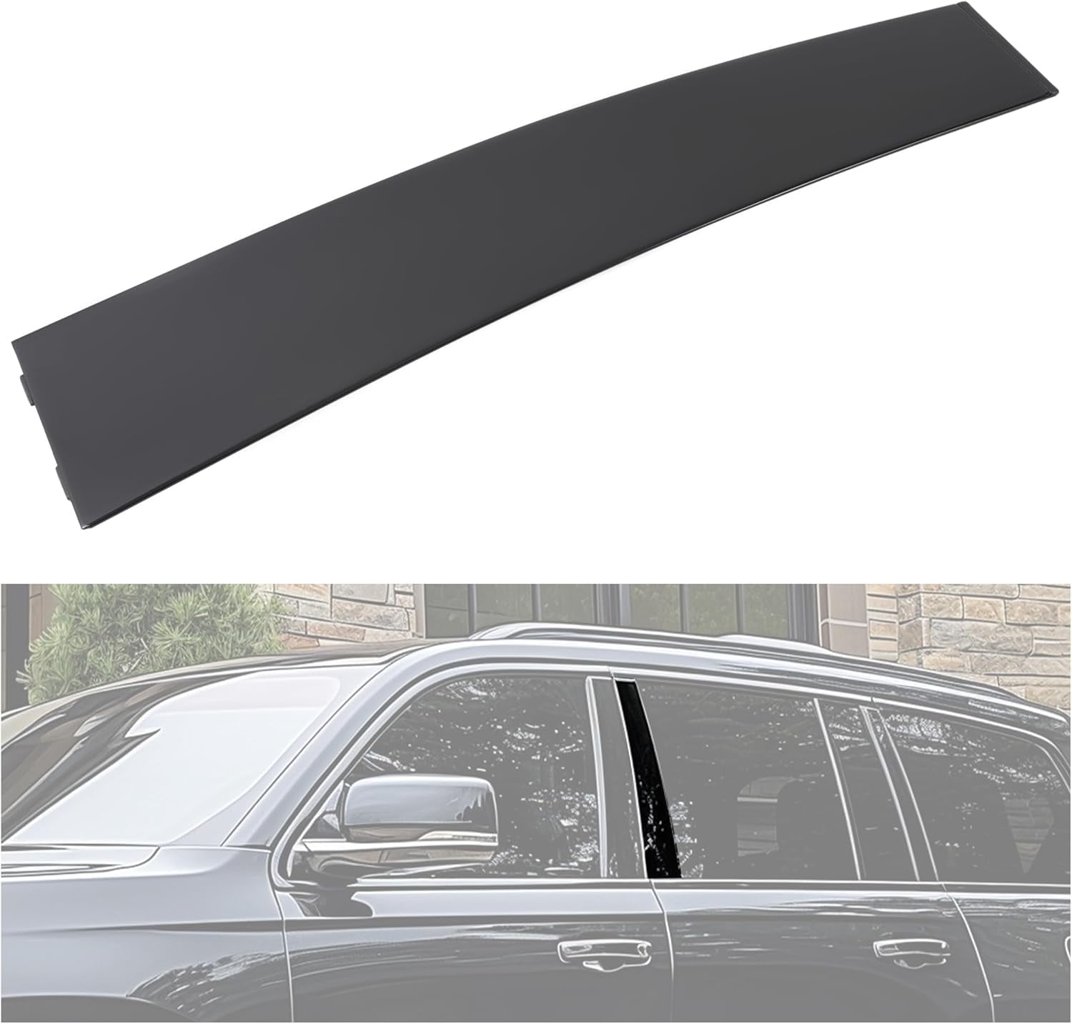 Kojem B Pillar Trim Cover for 2011-2021 Jeep Grand Cherokee Replace for ...