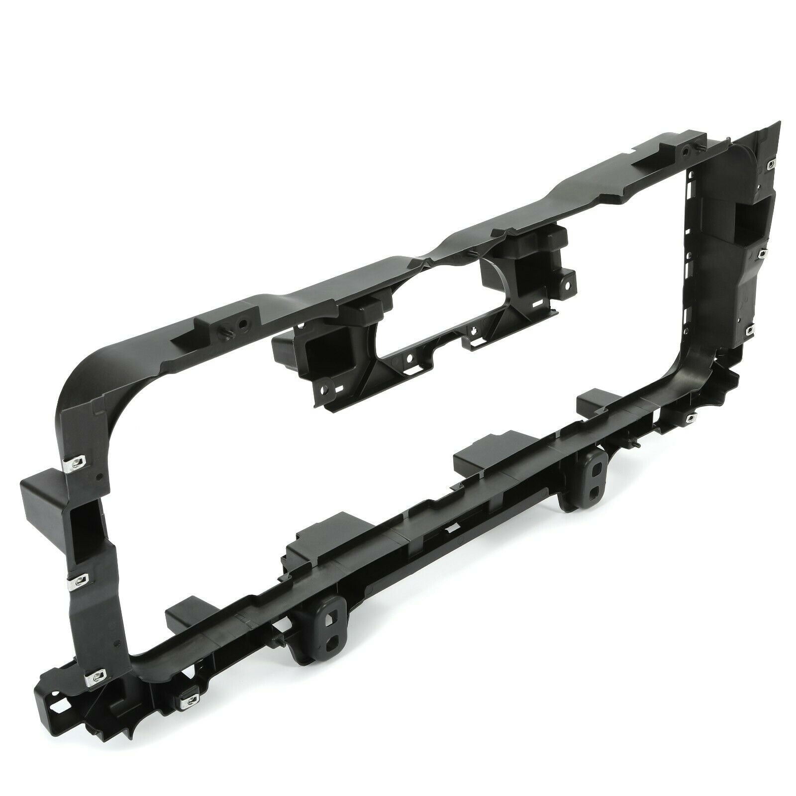 Kojem Black Front Bumper Radiator Support Grille Air Shutter Bracket ...