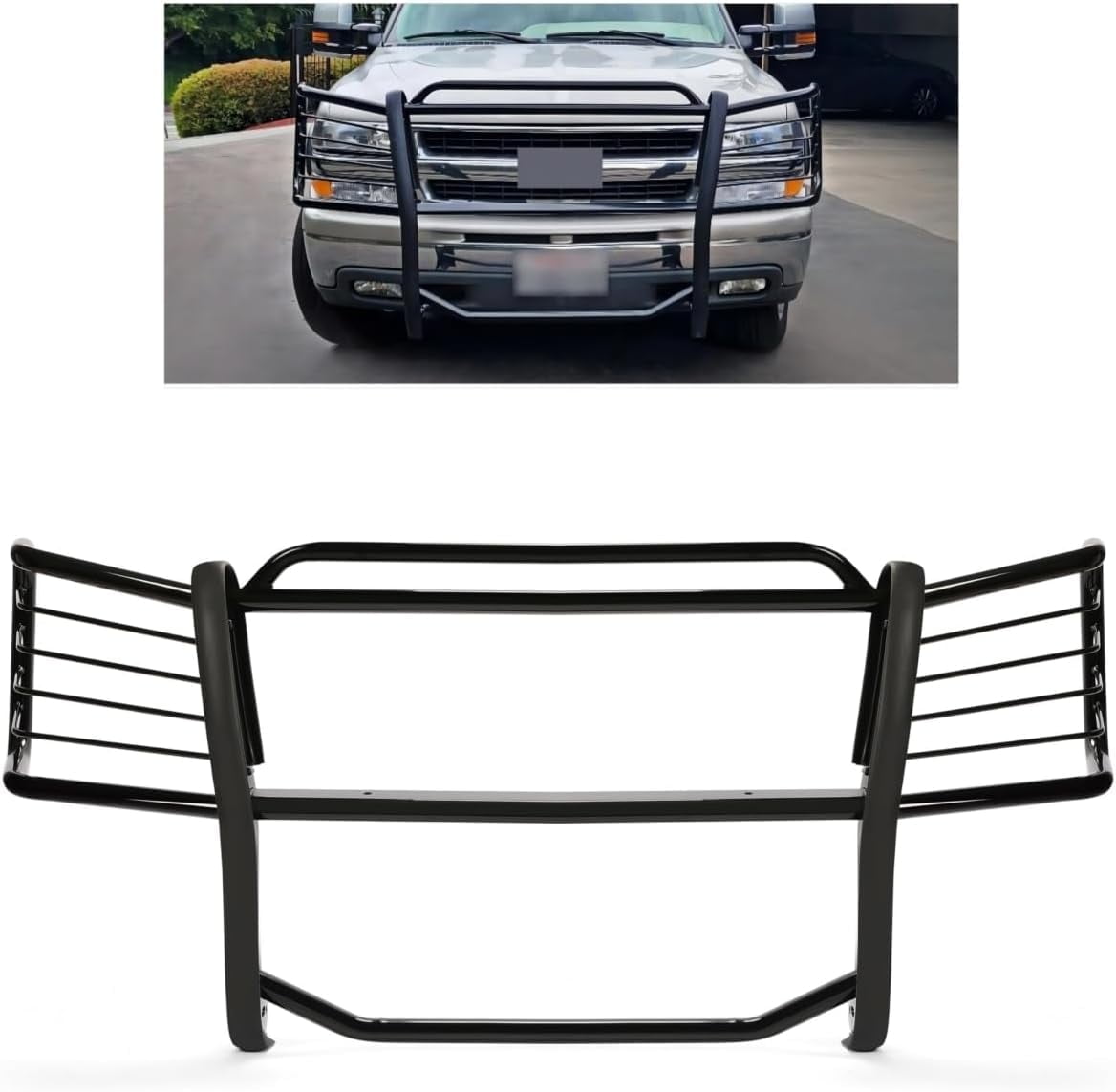 Kojem Brush Grille Guard for 2002-2006 Chevy Avalanche 1500 (with Body ...
