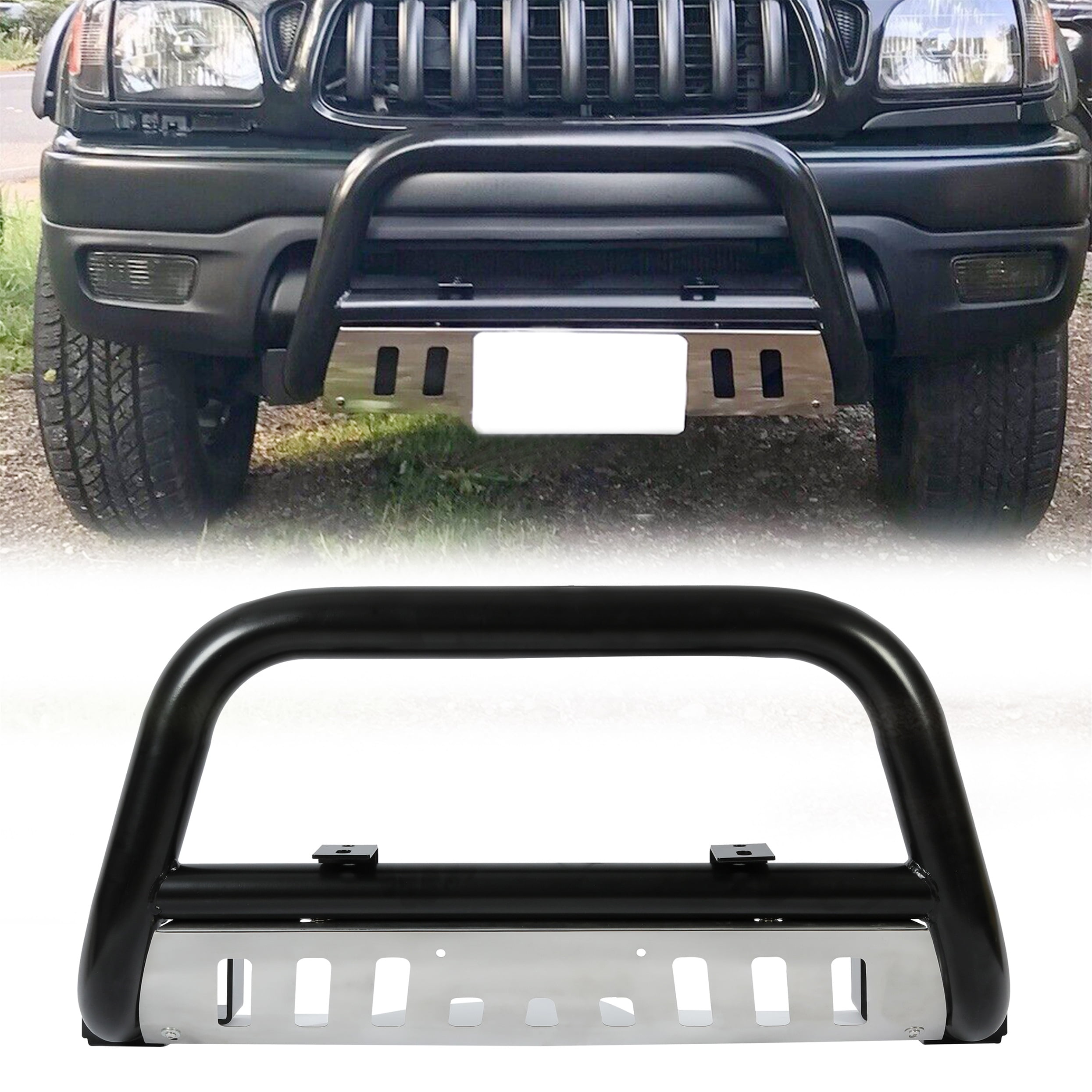Kojem 3'' Bull Bar Grill Bumper Brush Guard for 1996-1998 Toyota ...