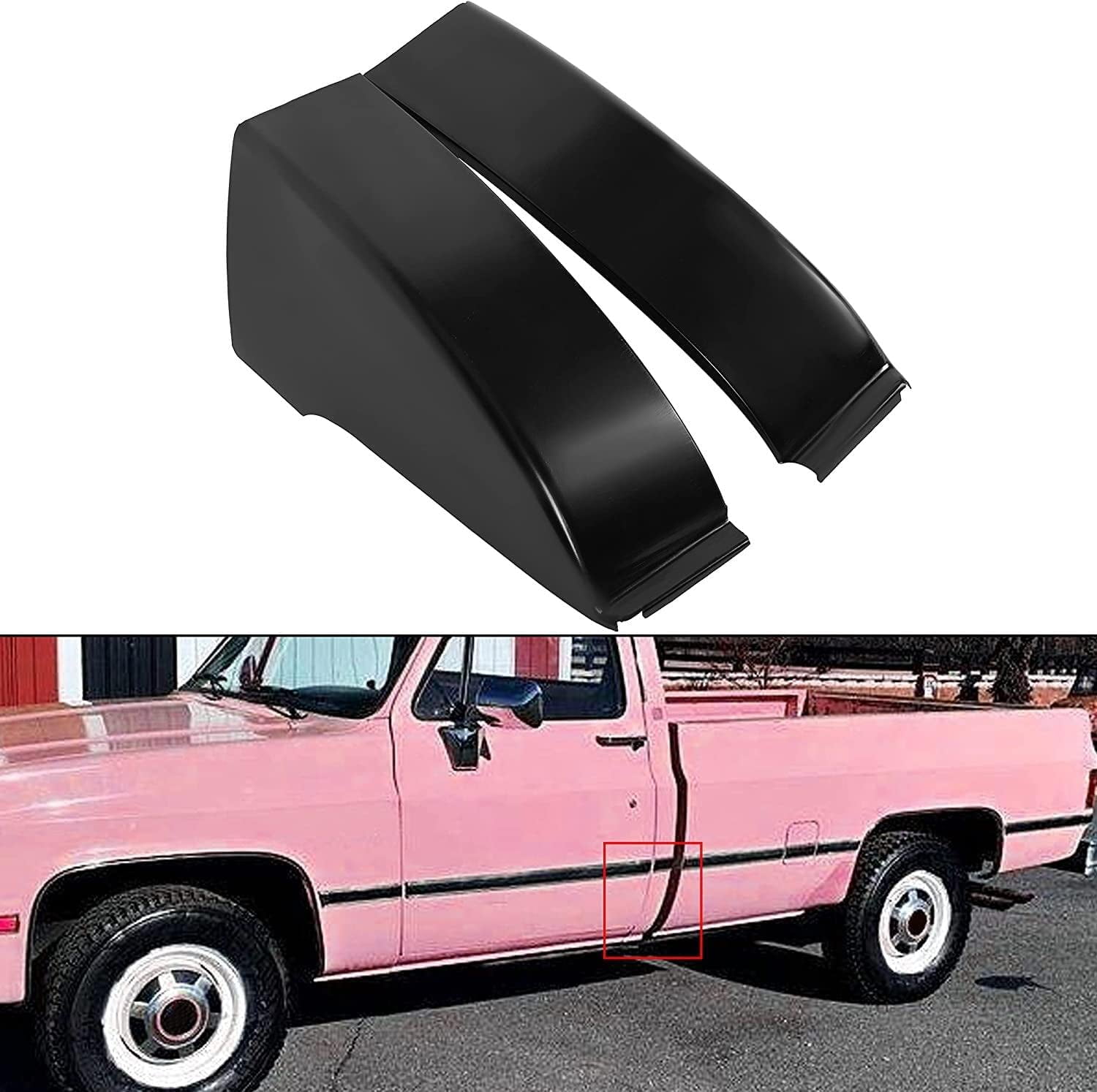 Kojem Cab Corners Truck Rust Repair Panel Compatible with 1973-1987 ...