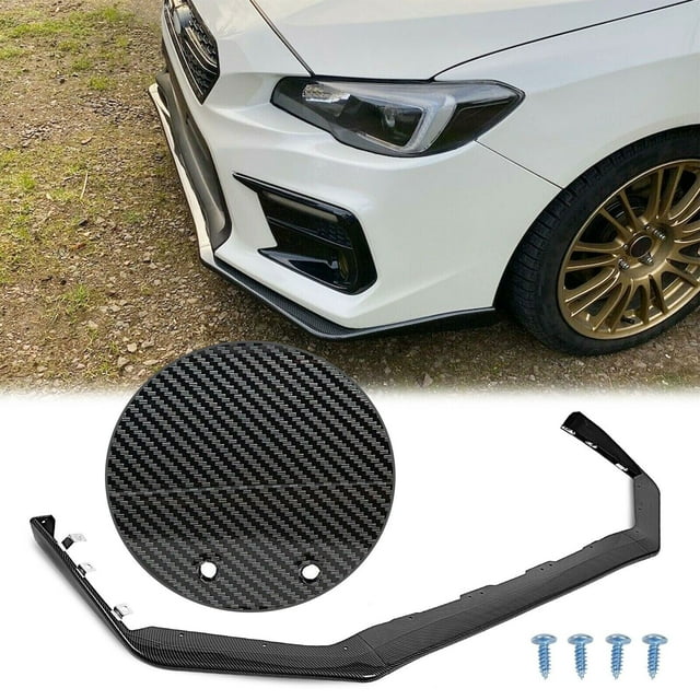 Kojem Carbon Fiber Look Front Bumper Lip for 2015-2021 Subaru Impreza ...