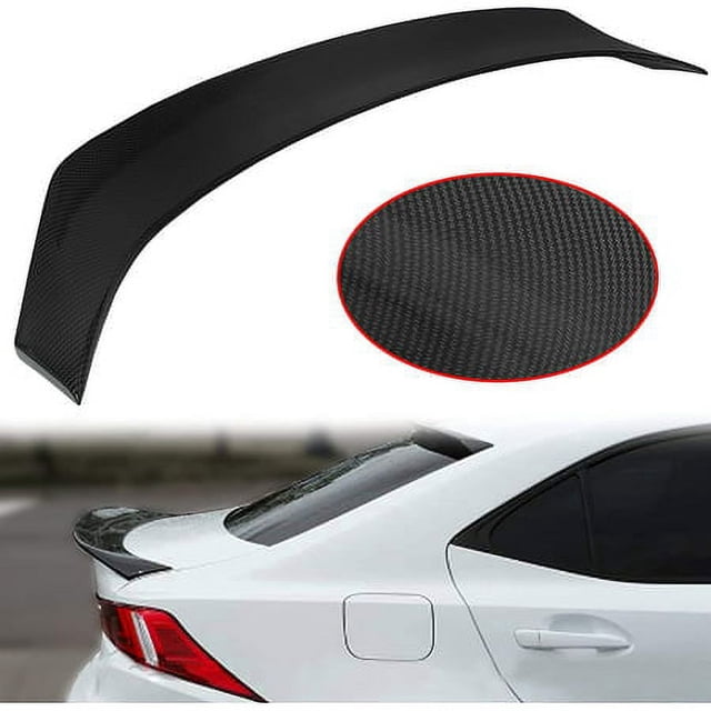 Kojem Carbon Fiber Style Rear Trunk Spoiler Wing Lid Compatible with 14 ...