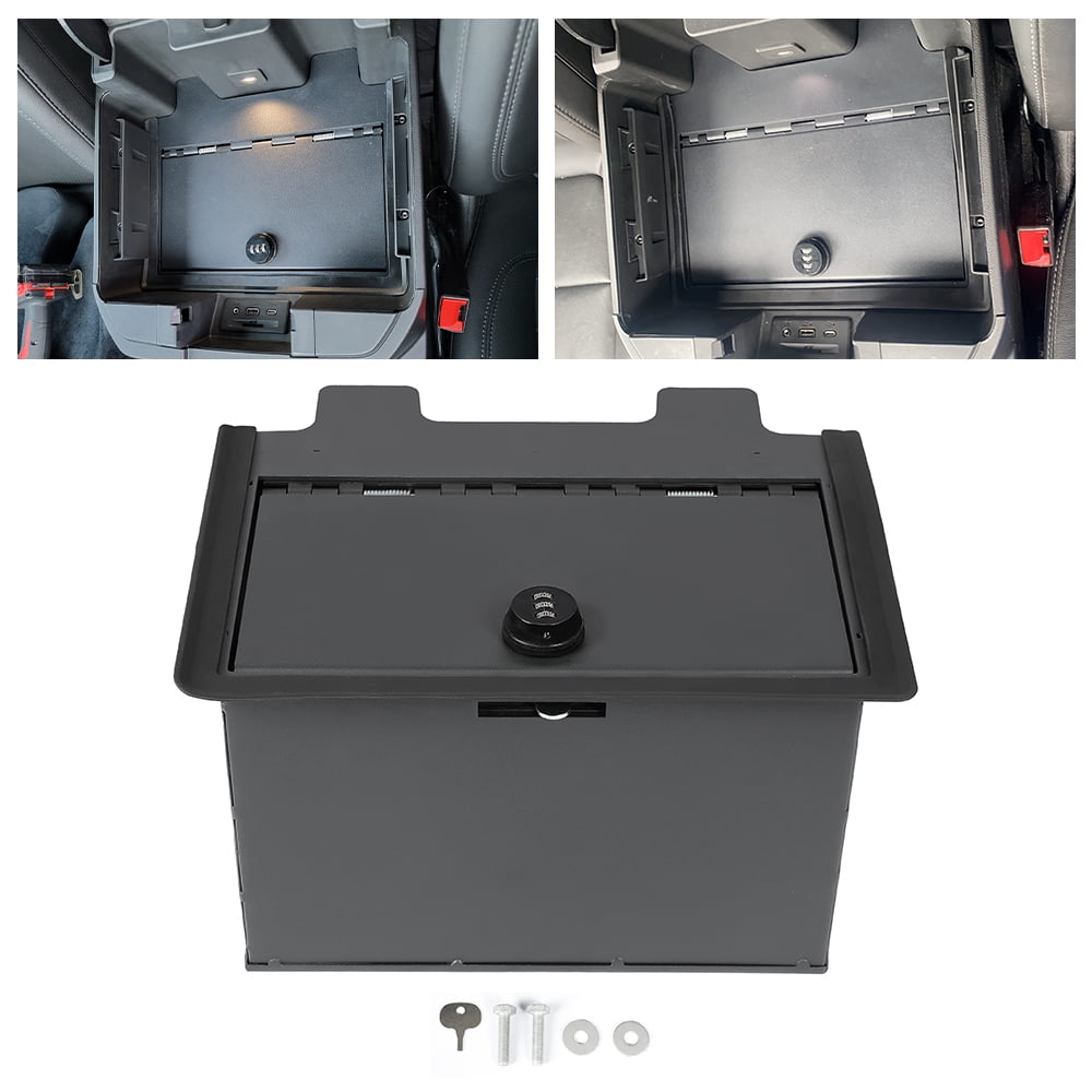 Kojem Car Lock Box Storage Organizer for 19-22 Chevy Sierra Silverado ...