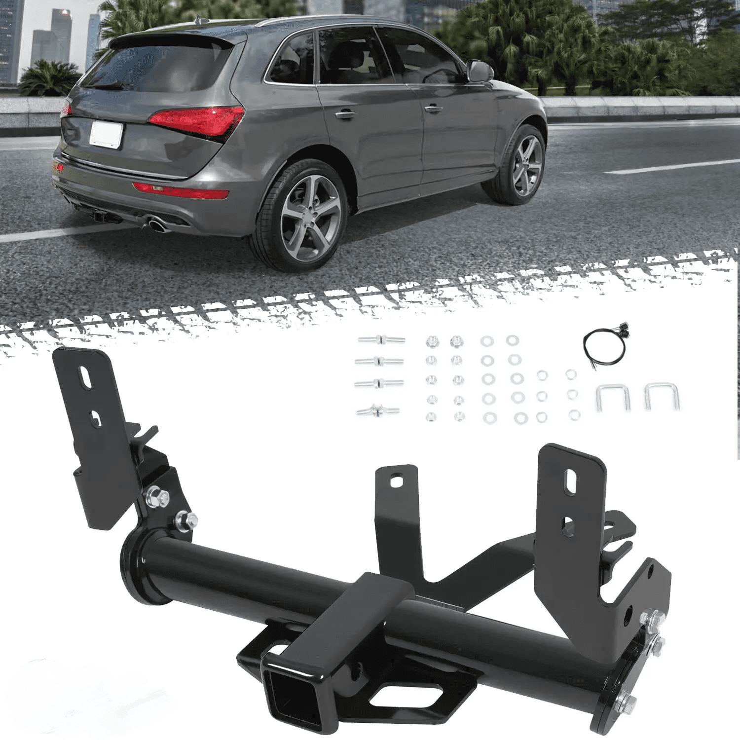 Kojem Class 3 Trailer Hitch 2 Receiver for 2015 2018 Porsche Macan for 2009 2017 Audi Q5 Excluding Hybrid Walmart