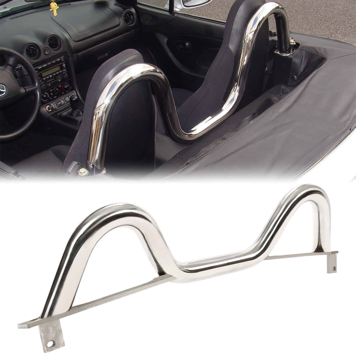 Kojem Classic Support Bed Roll Bar for 90-05 Mazda Miata MX5 Roll Cage ...