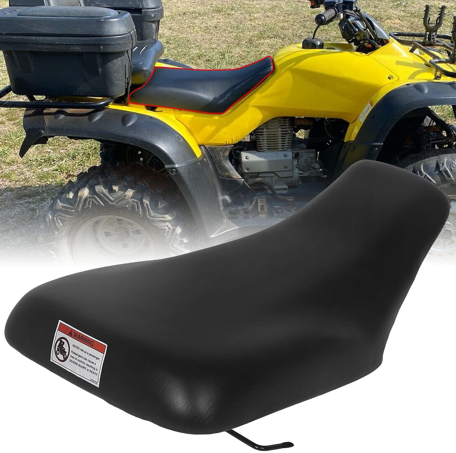 Kojem Durable Seat for 2004-06 Honda TRX 350 Rancher ATV, Black Model ...