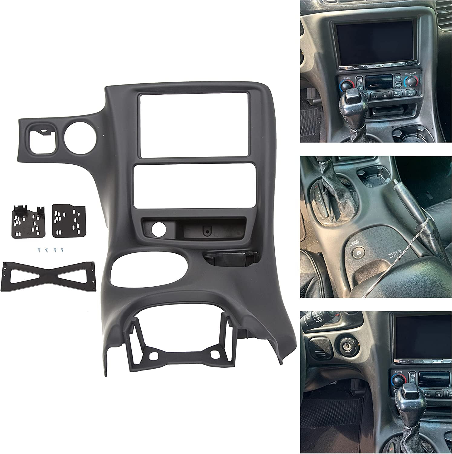 Kojem Double Din Stereo Dash Kit, Fits 1997-2004 Chevrolet Corvette C5 ...