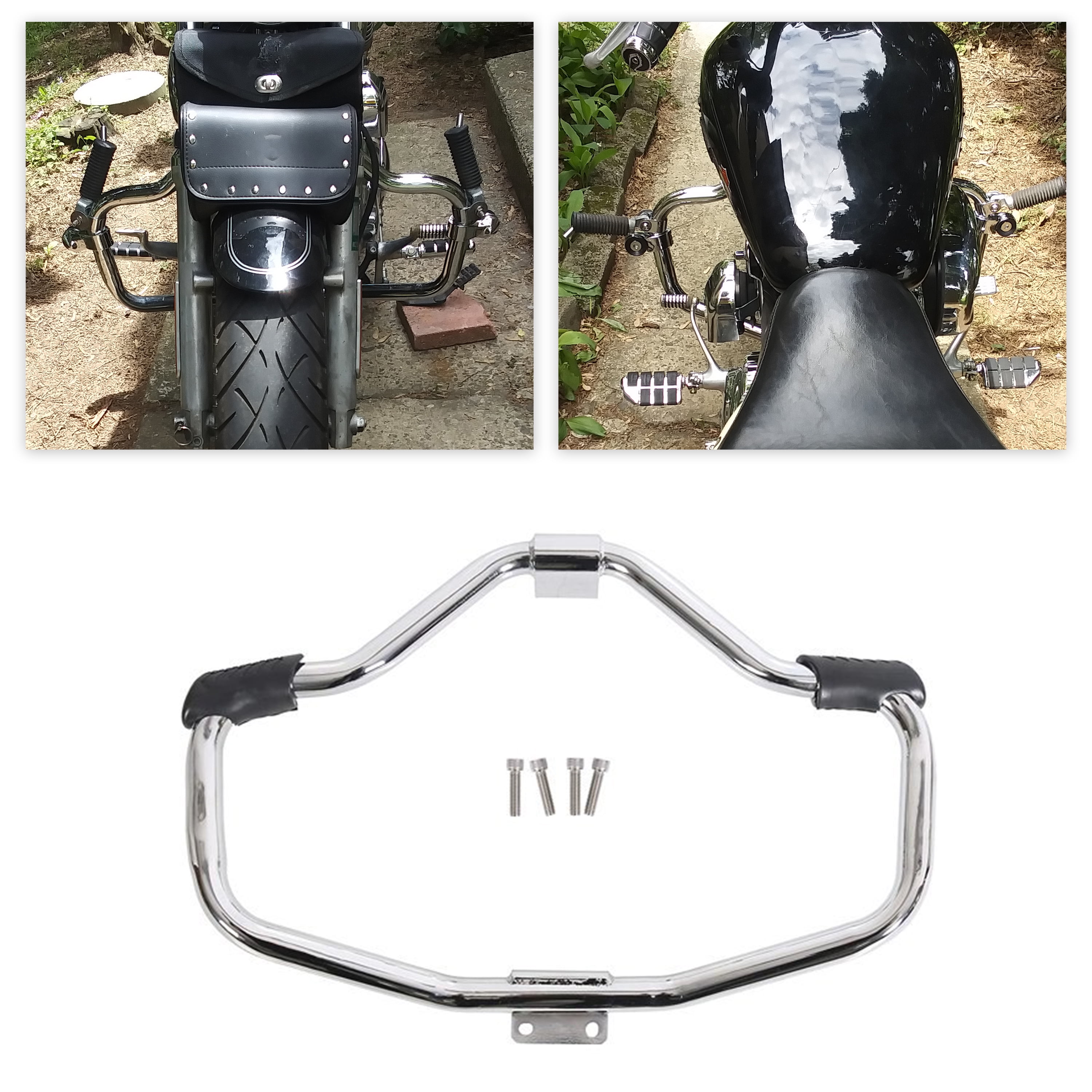 Kojem Motorcycle Parts: Engine Guard Highway Crash Bar for 2004-2021 ...