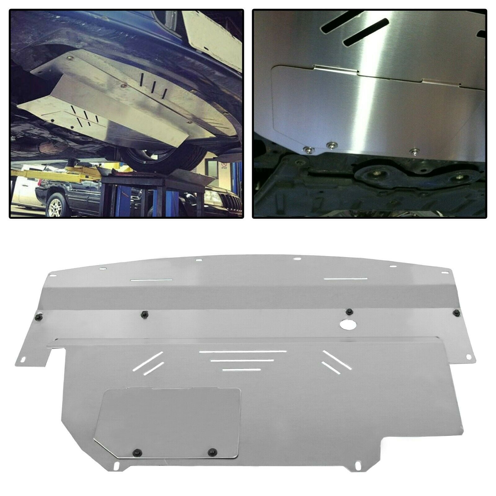 Kojem Engine Splash Shield Guard, Aluminum Under Tray, Fits 03-09 ...