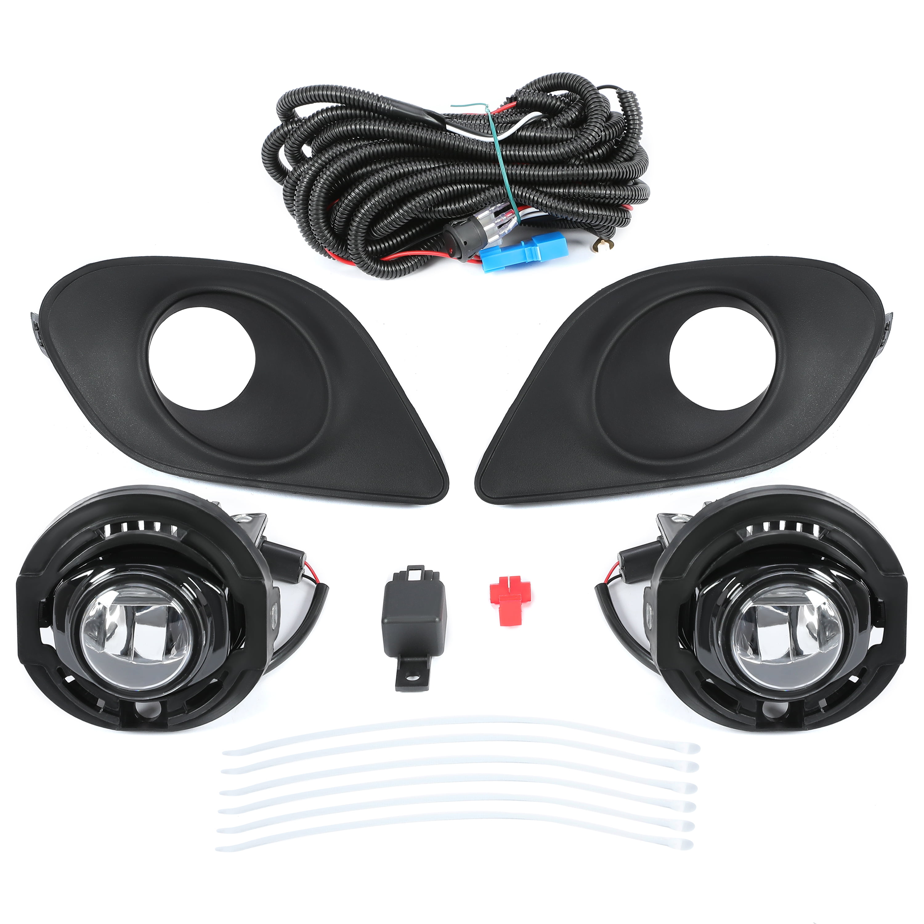 Kojem Fog Light Bezel for 2015-2023 Dodge Charger SRT LED Fog Lamp ...