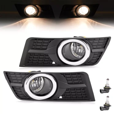 Kojem Fog Light Trim Bezel Black Driver Passenger Side for 2013 2014 ...