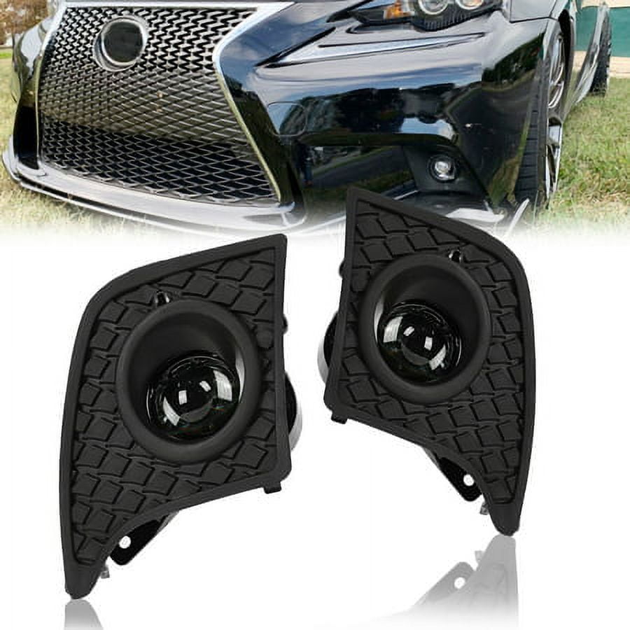 Kojem Fog Lights Lamps Full Kit Compatible with 2014-2016 Lexus IS250 ...