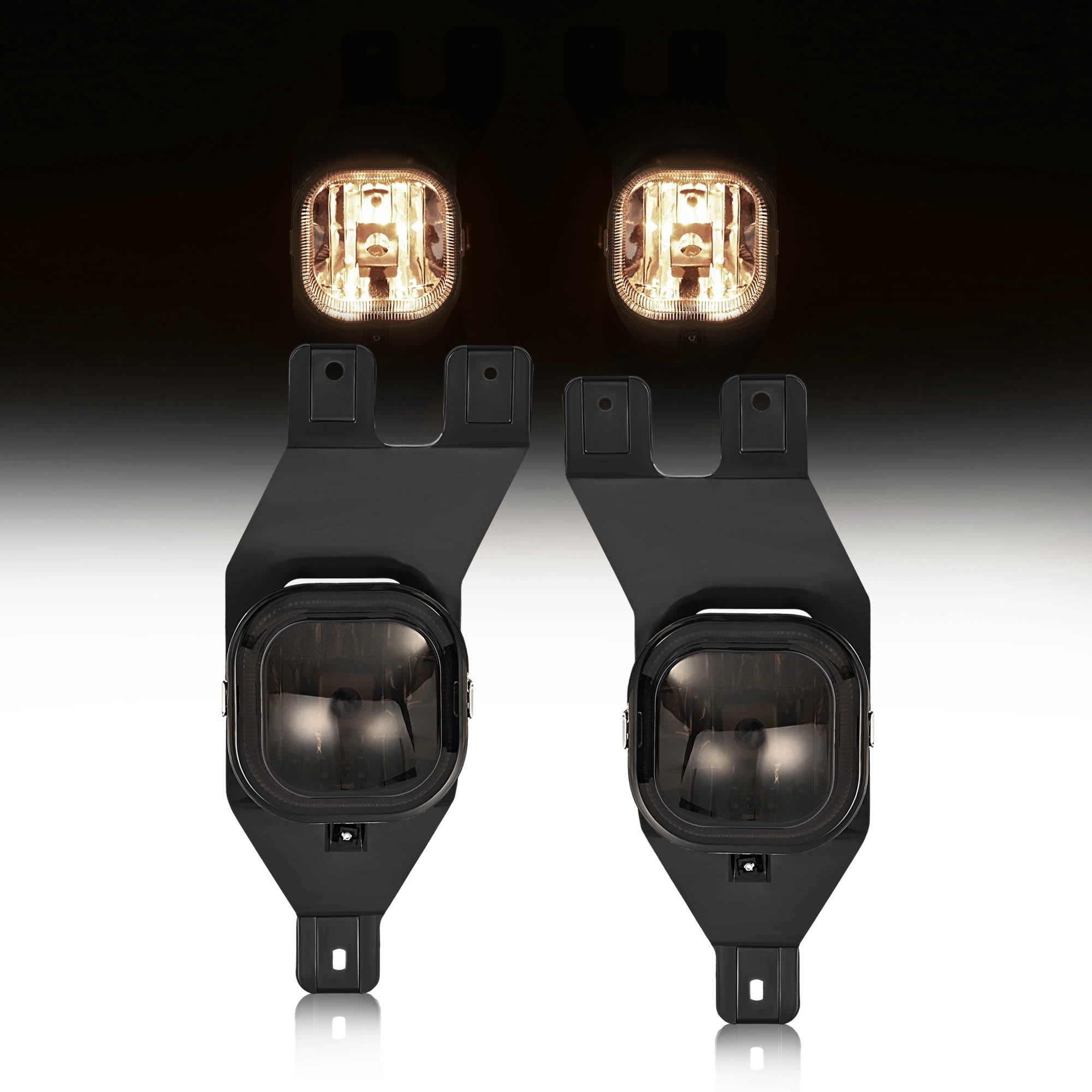 Kojem Fog Lights Lamps w/Bulb for 2001-2004 Ford Excursion F250 F350 ...