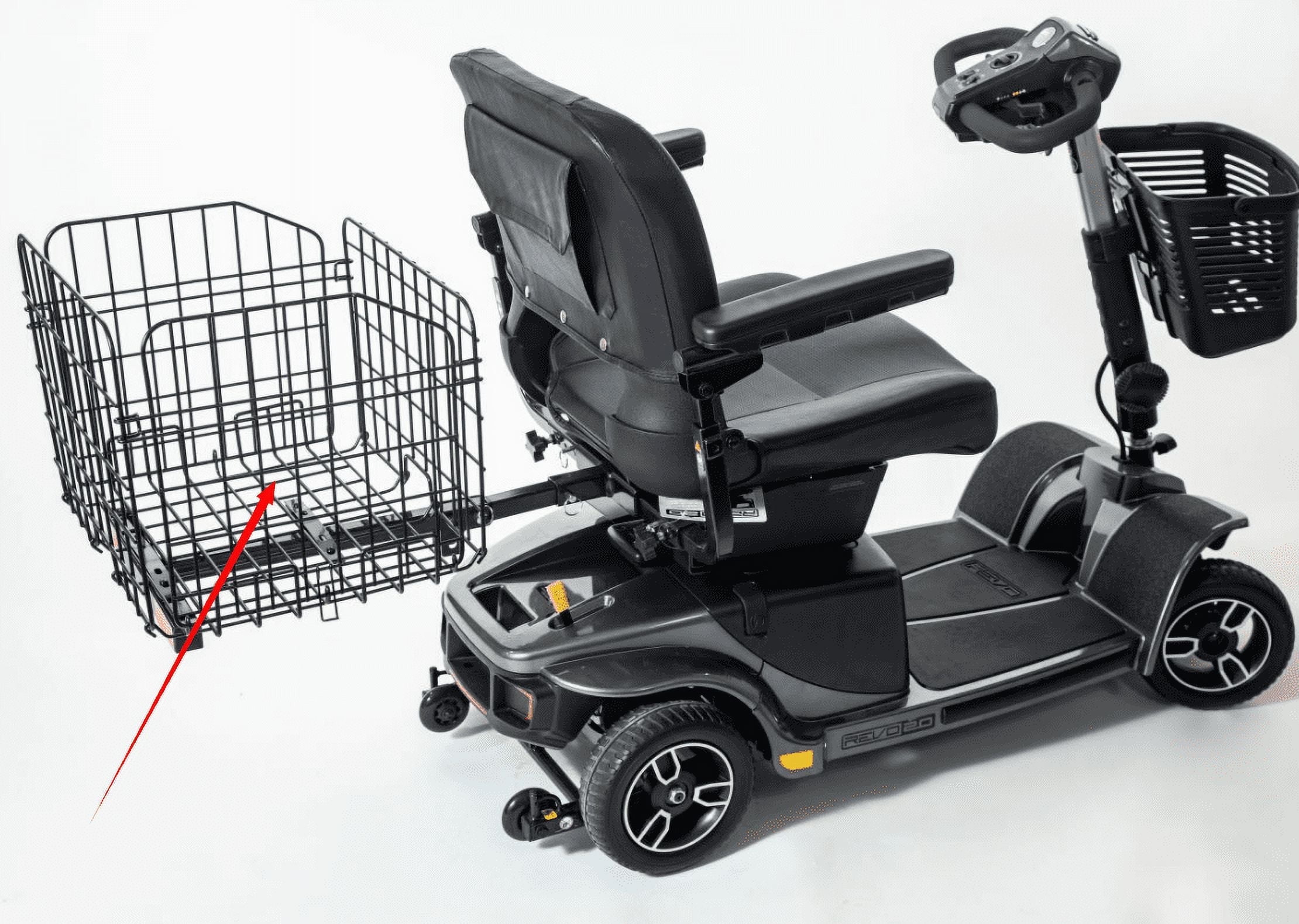 Kojem Folding Rear Basket for Pride Mobility Scooters, Waterproof ...