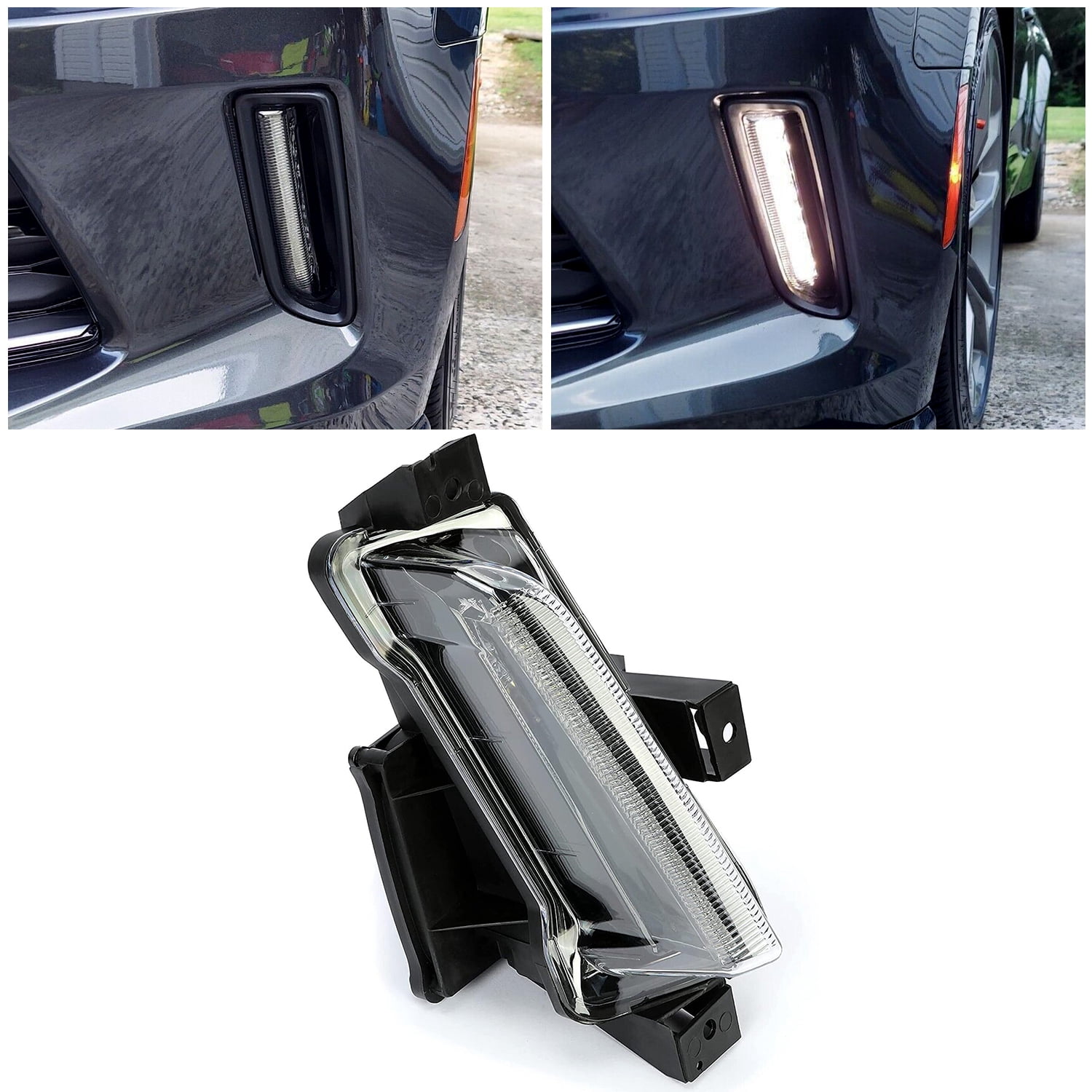 Kojem For Chevy Camaro Coupe/LS/LT / ZL1 Daytime Running Light Assembly ...