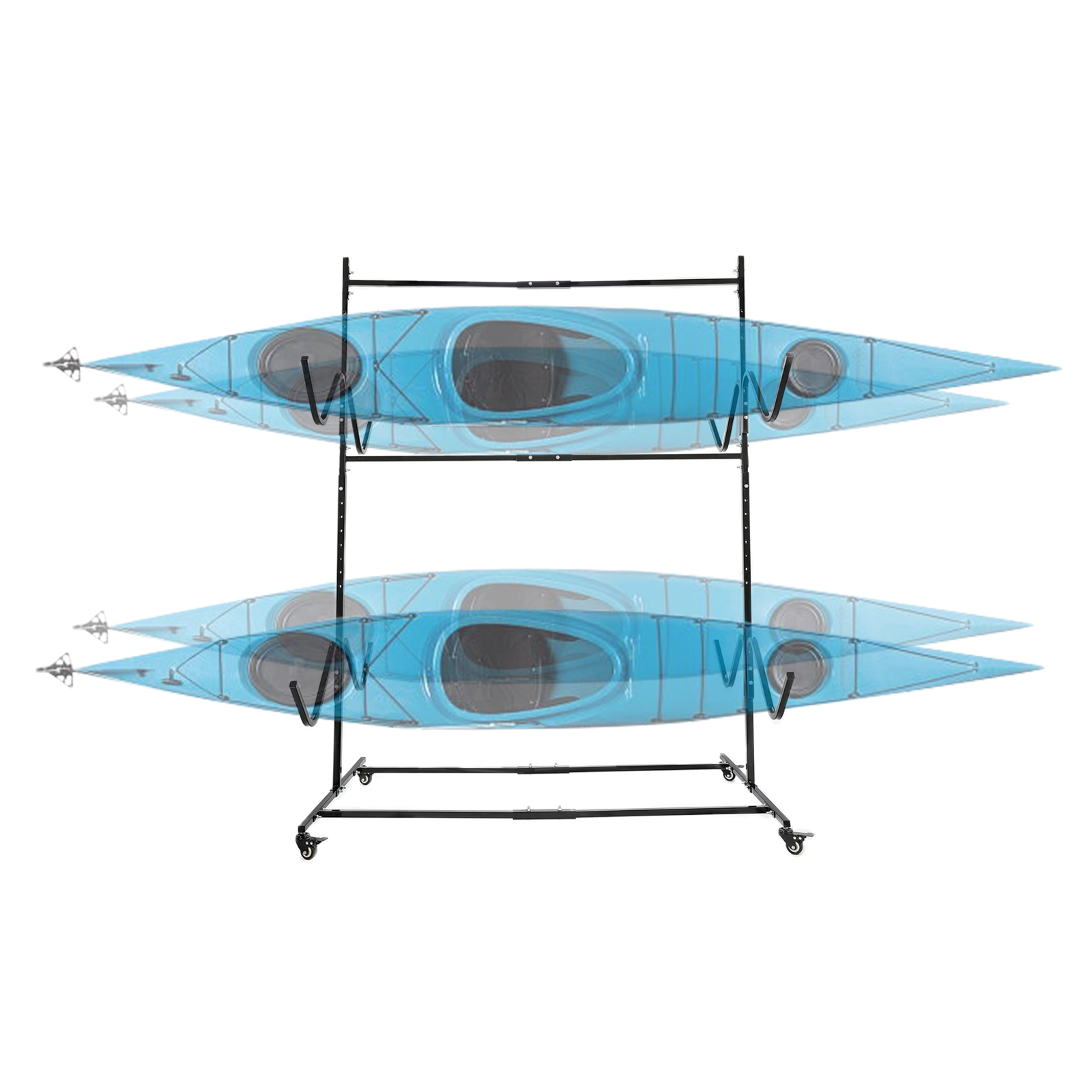 Bonnlo Kayak Stand Freestanding Storage Rack for Kayak Canoe Boat ...
