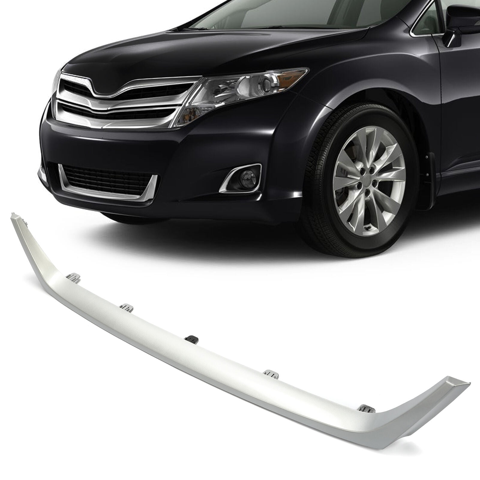 Kojem Front Bumper Grille Trim Molding for 2013 2014 2015 2016 Toyota ...