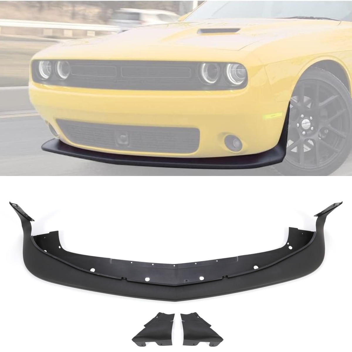 Kojem Front Bumper Lip for 2015-2023 Dodge Challenger GT R/T SRT 392 ...