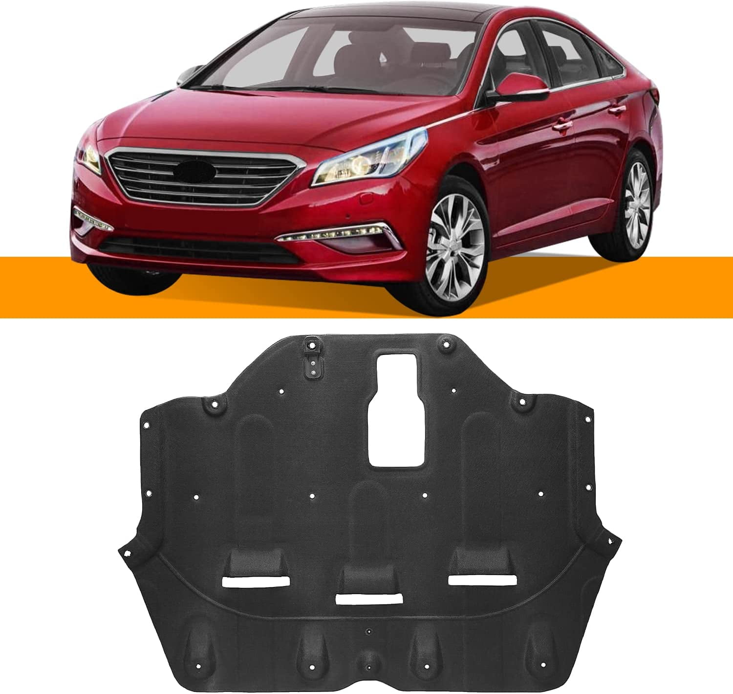 Kojem Front Engine Center Undercar Lower Engine Cover Radiator Support ...