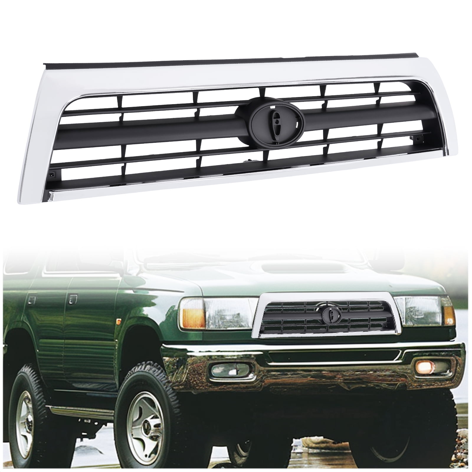 Kojem Front Grille for 1996-1998 Toyota 4Runner TO1200202 5311135340 ...