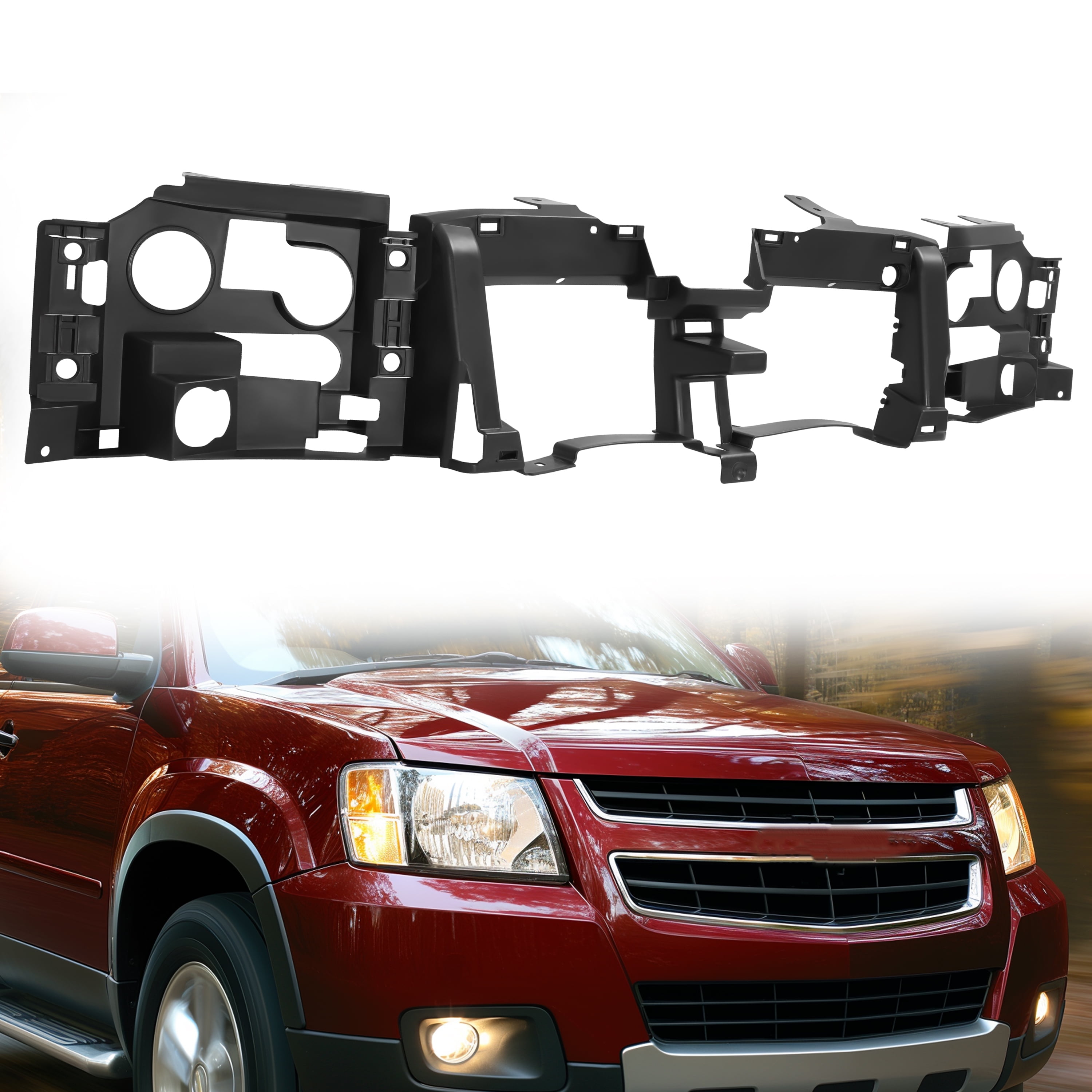 Kojem Front Header Panel for 2002-2009 Chevy Chevrolet Trailblazer EXT ...