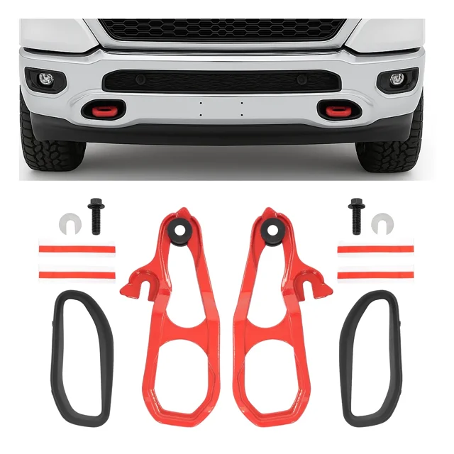 Kojem Front Heavy Duty Tow Hook Kits w/ Frame for Ram 1500 DT 2019-2024 ...