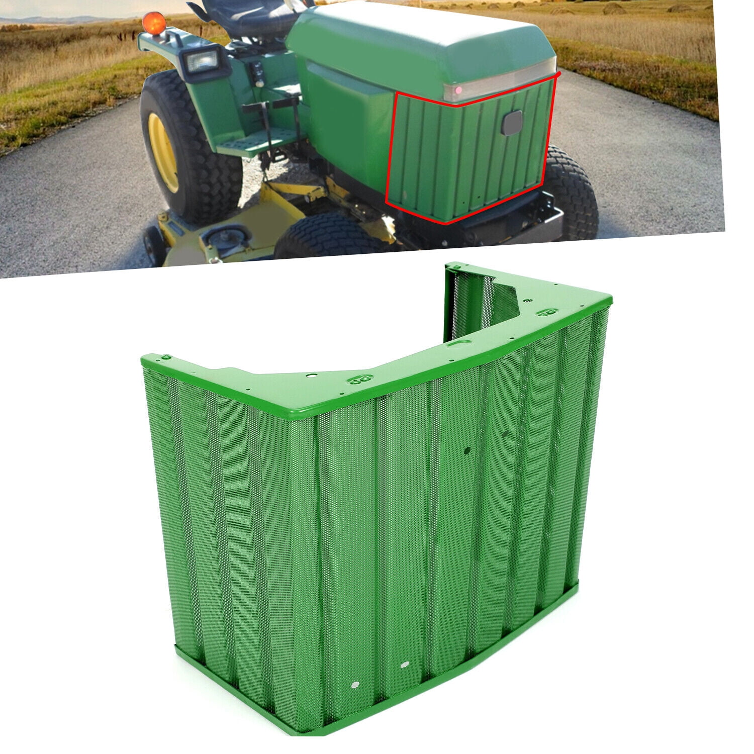 Kojem Front Hood Mesh Grille for John Deere 755 855 955 Tractor ...