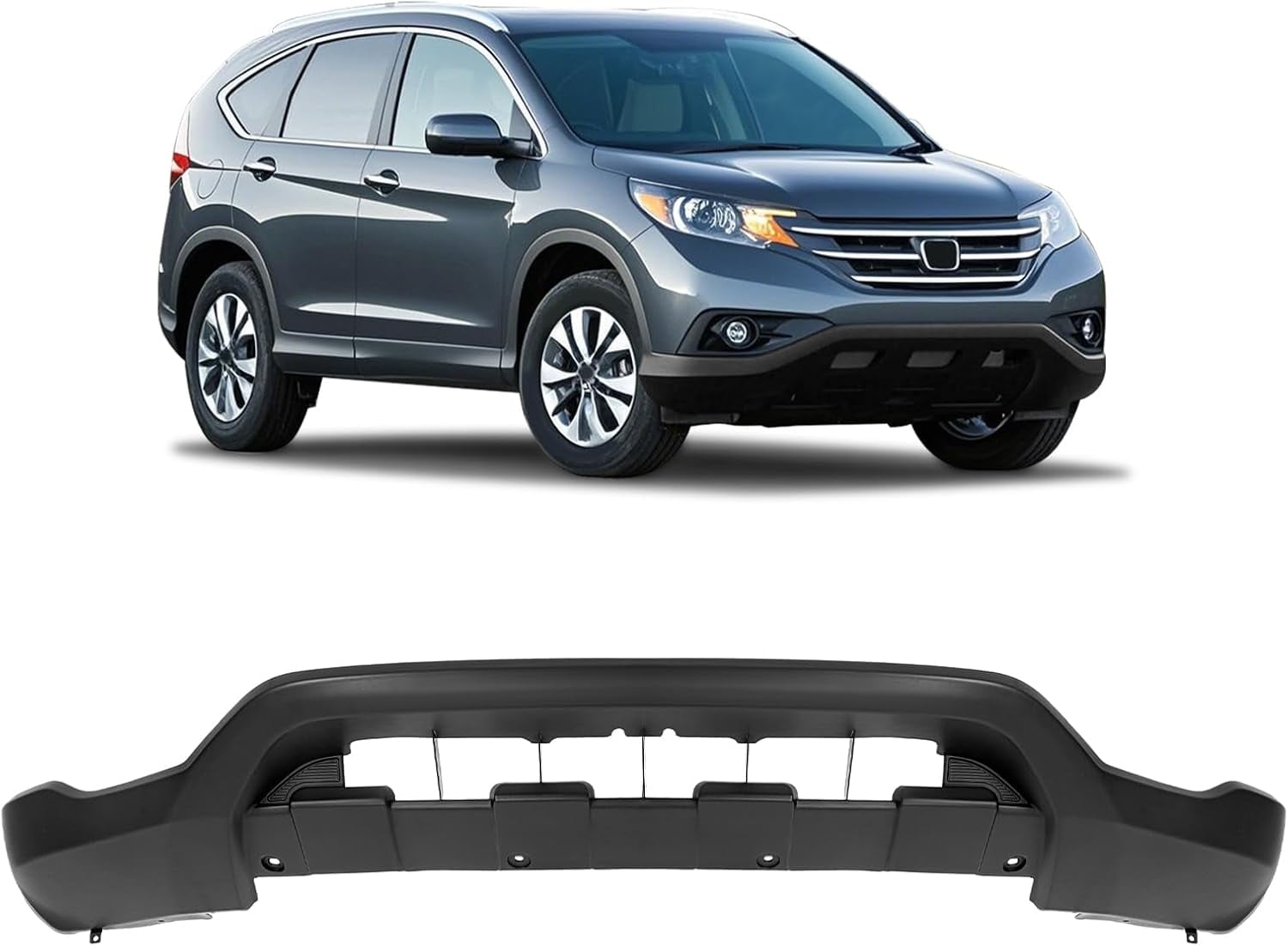 Kojem Front Lower Bumper Valance Panel for 2010-2011 Honda CR-V SE EX ...
