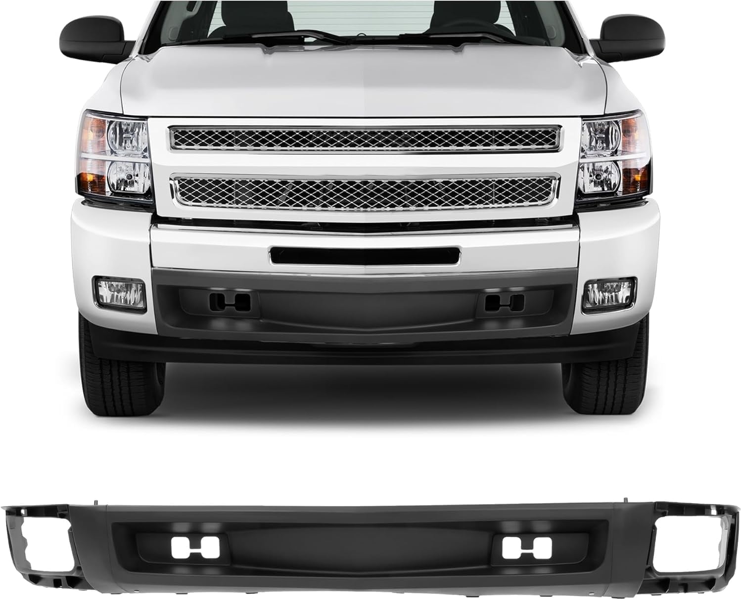 Kojem Front Lower Bumper Valance for 2007-2013 Chevy Chevrolet ...