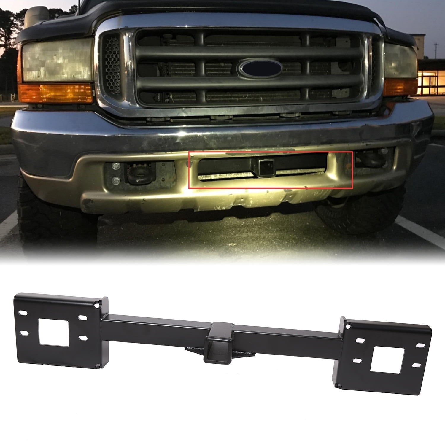 Kojem Front Mount Trailer Tow Hitch for 99-07 Ford F-250/350 Super Duty ...