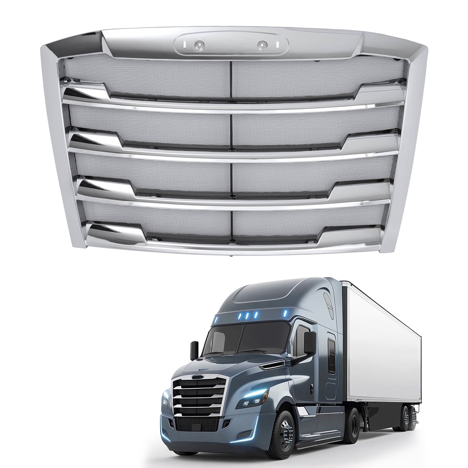 Kojem Front Radiator Grille for 2018-2024 Freightliner Cascadia Grill w ...