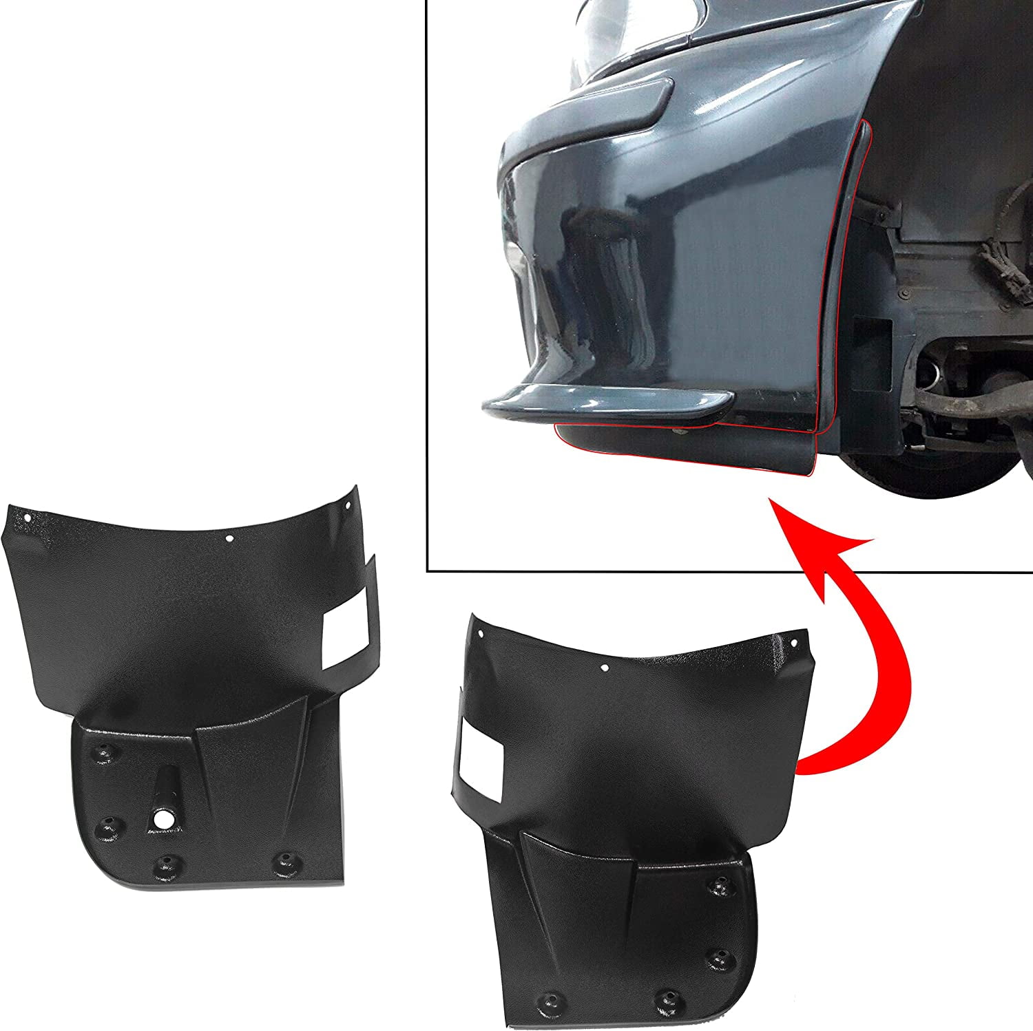 Kojem Front Splash Panel Liner Kits for 1996-2004 97 98 99 00 01 02 03 ...