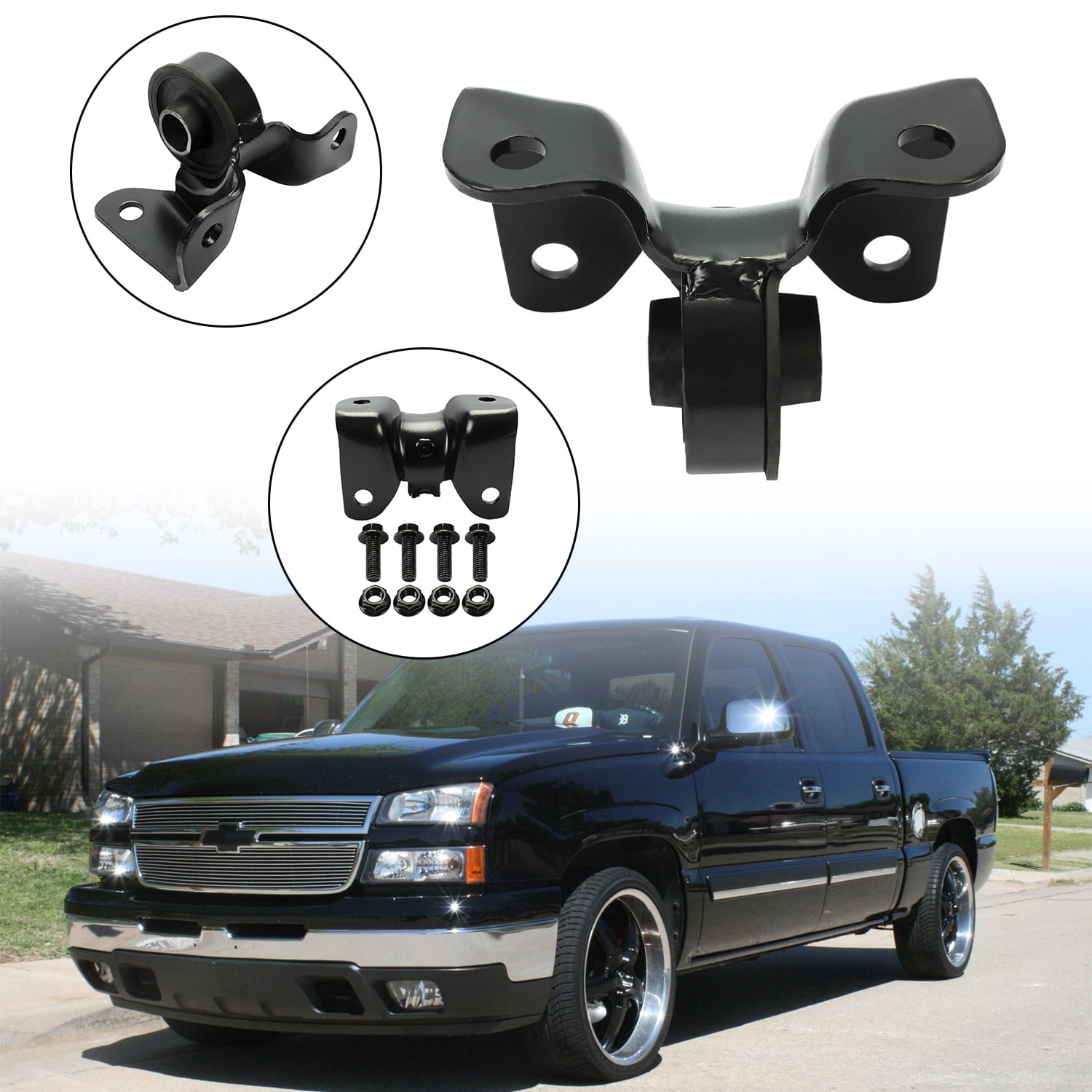 Kojem Front Torsion Bar Support Mounting Kit for 1999-2007 Chevy ...