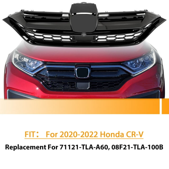 Kojem Front Upper Honeycomb Grill Grille for 2020 2021 2022 Honda CR-V ...