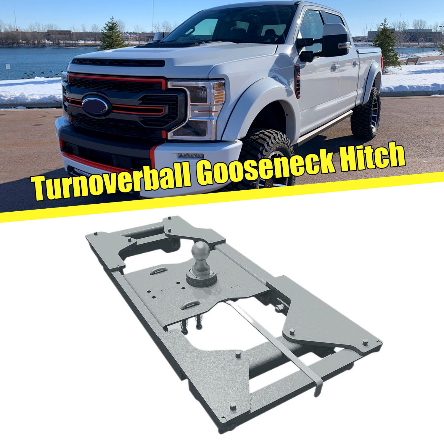Kojem Gooseneck Trailer Hitch for 2017-2021 Ford F250 F350 F450 ...