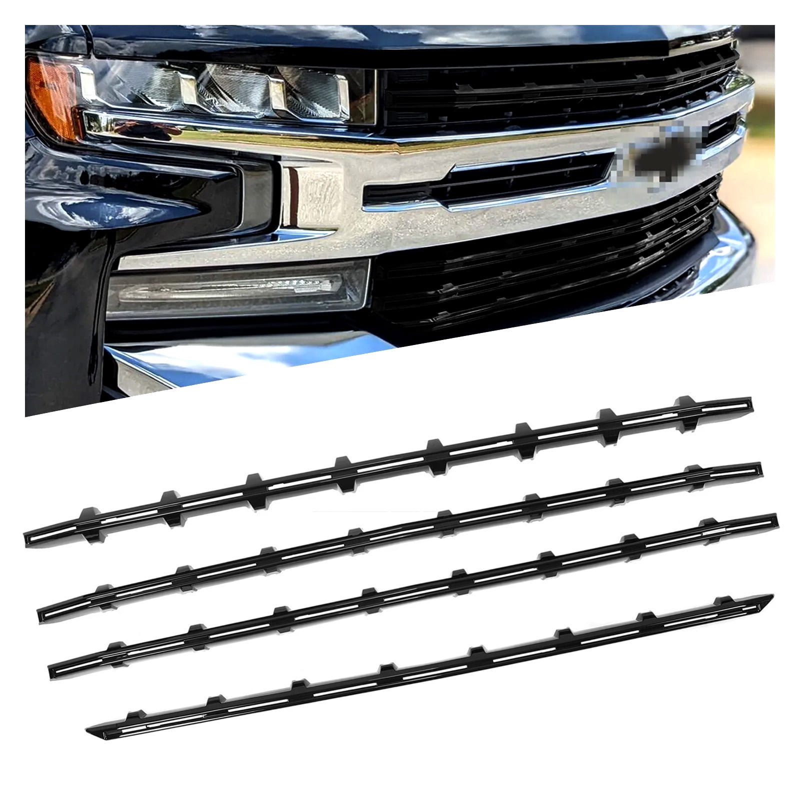 Kojem Grille insert Trim Grill overlay LT RST for 2019-2021 Chevy ...