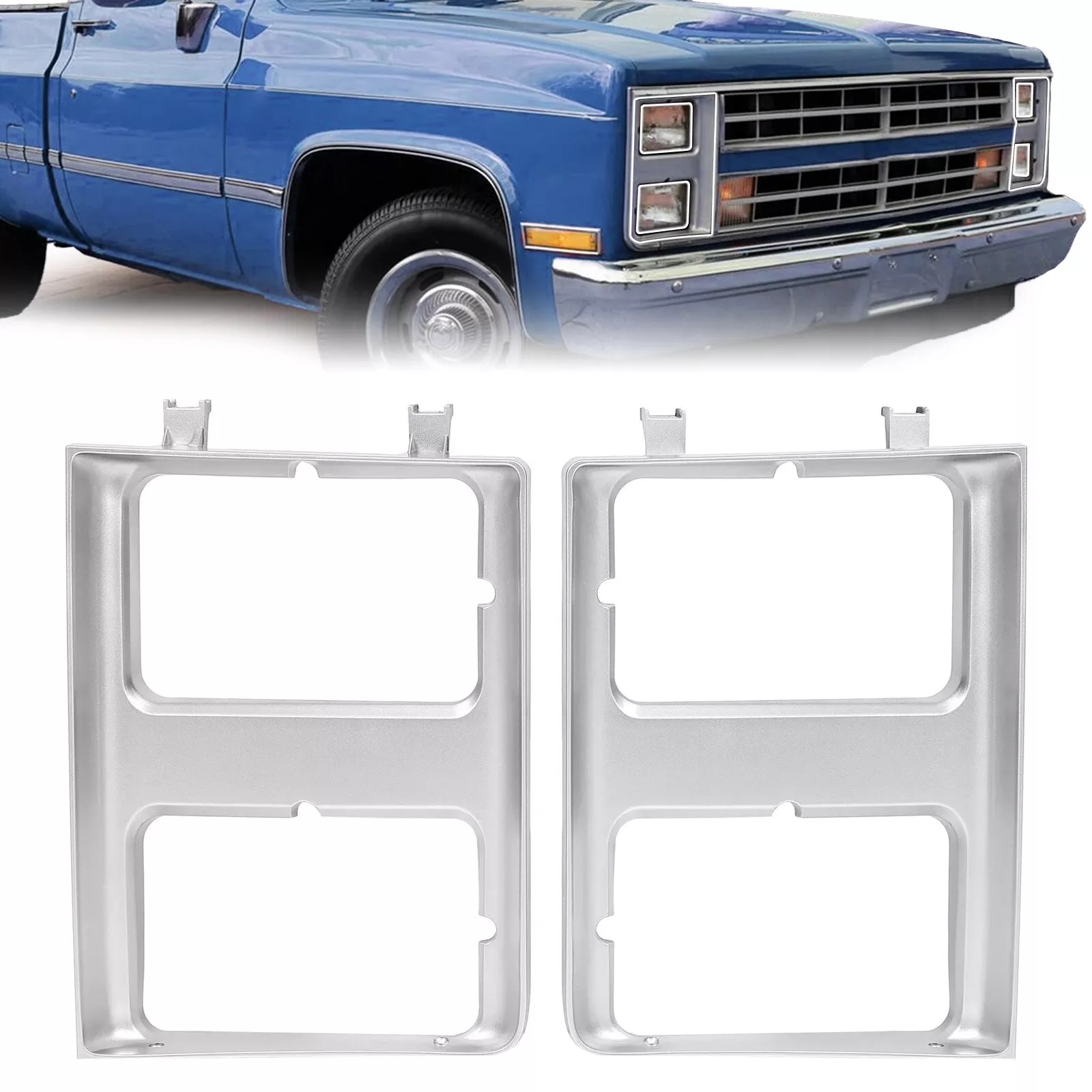 Kojem Headlight Bezel for 1985-1988 Chevrolet C10 R10 Suburban Blazer ...