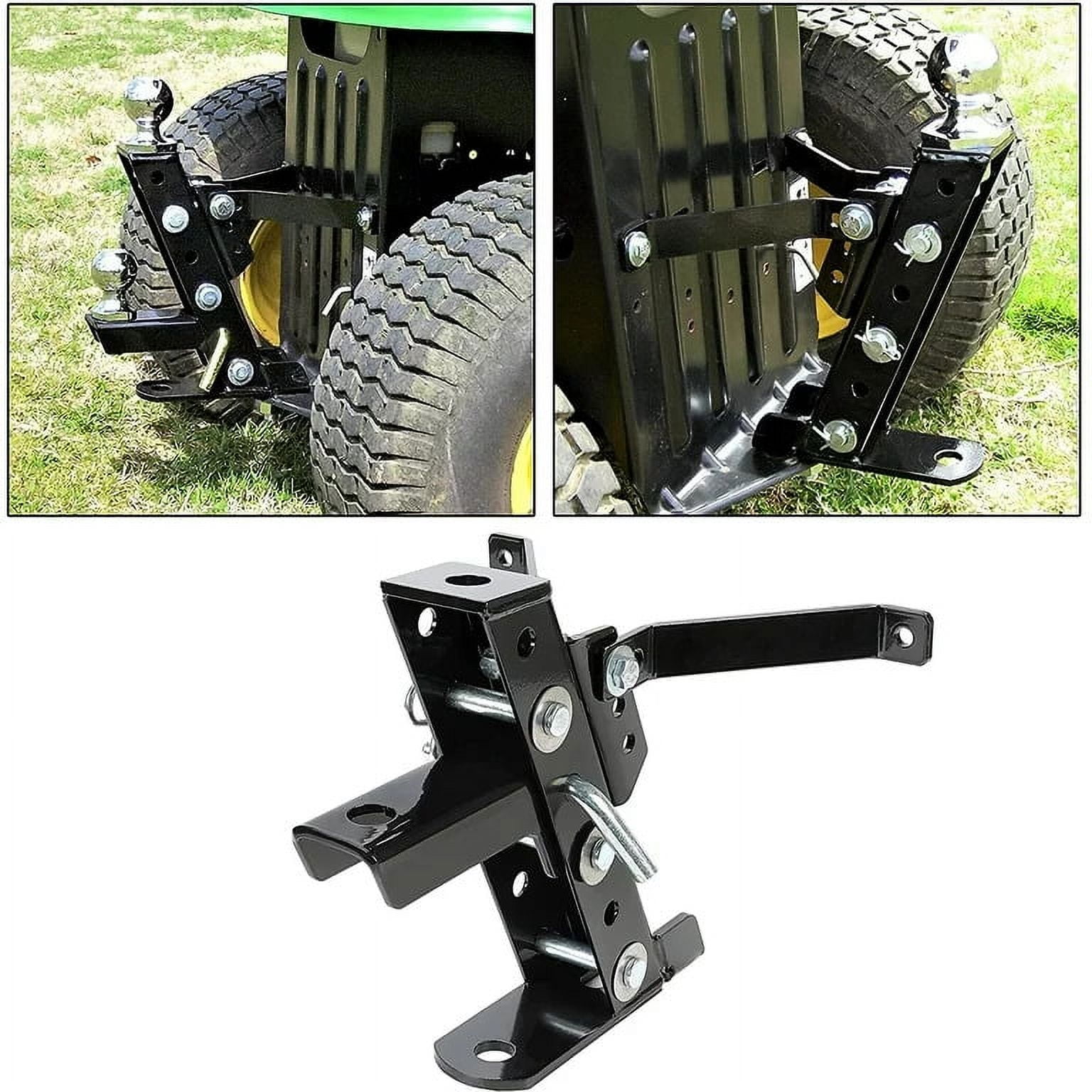 Kojem Universal Lawn Tractor Hitch - Adjustable Steel Mower Trailer ...