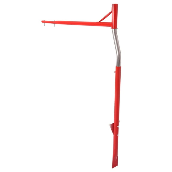 Kojem Galvanized Steel Mailbox Post, Ground Pole Mount with Mailbox ...